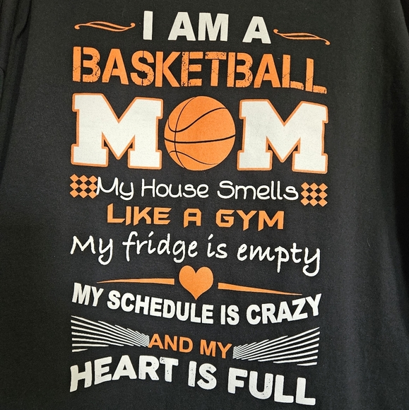 Gildan | Tops | Basketball Mom Tshirt | Poshmark